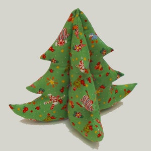 Fabric Christmas Tree Sewing PDF Pattern, 3 Sizes of a Plush Pine Tree ...