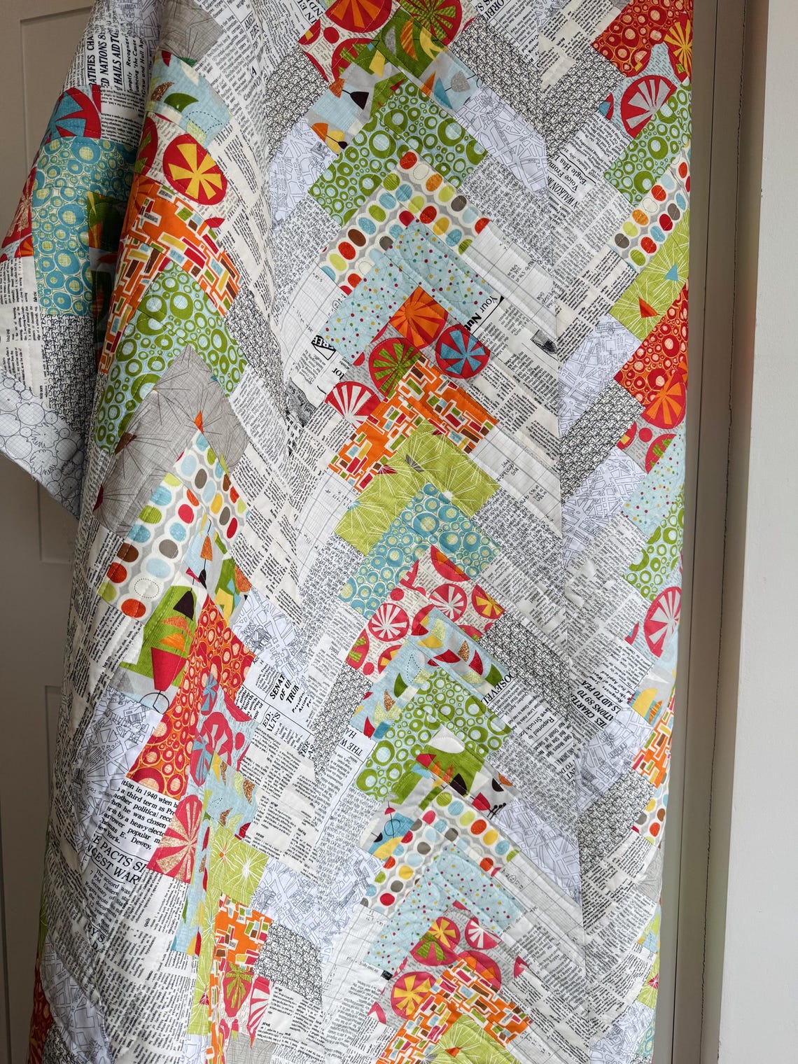 Chevron Arrows Quilt Pattern: Jelly Roll Friendly Sewing Design (PDF ...