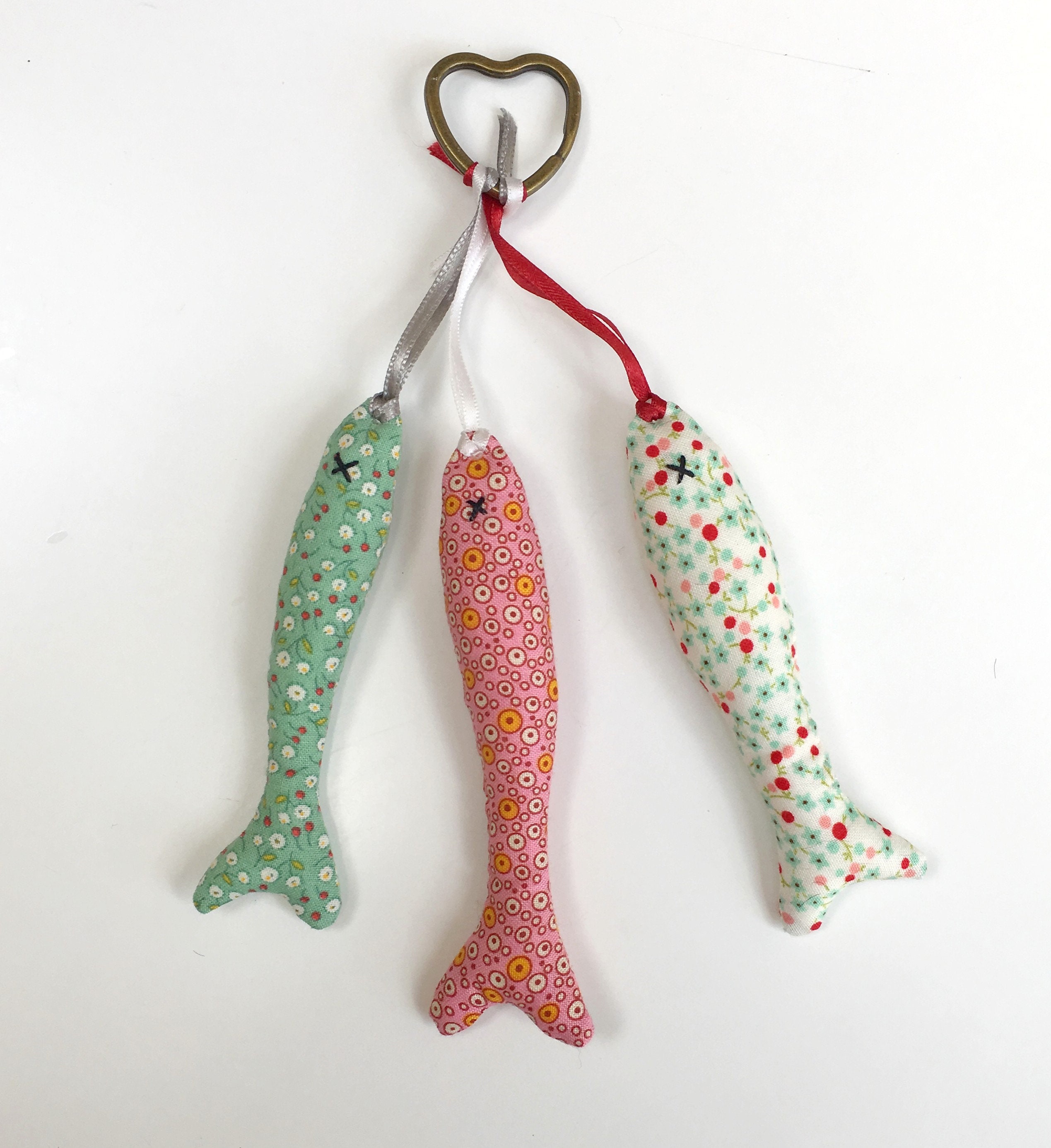 Fabric Fish Sewing Pattern: Herring and Sardine Ornaments (PDF Tutorial ...