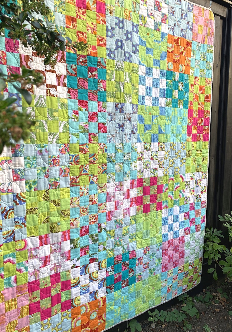 St Louis 16-patch Quilt PDF Sewing Pattern: Beginner-friendly Jelly ...