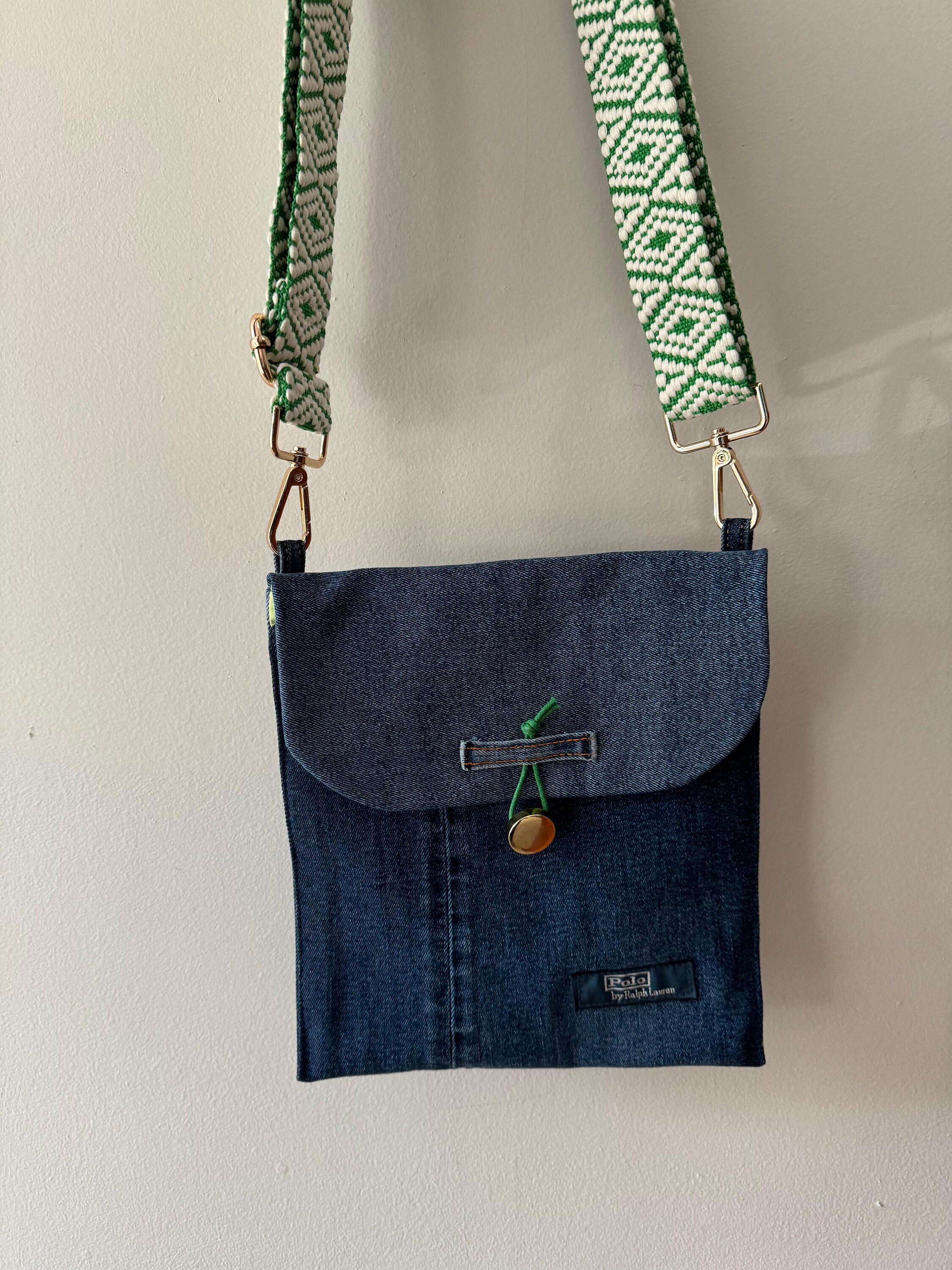 Denim Crossbody Bag Sewing Pattern: Upcycled Jeans Project (PDF) - Etsy
