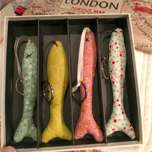 Fabric Fish Sewing Pattern PDF Tutorial to Make 3D Herring & Sardine ...