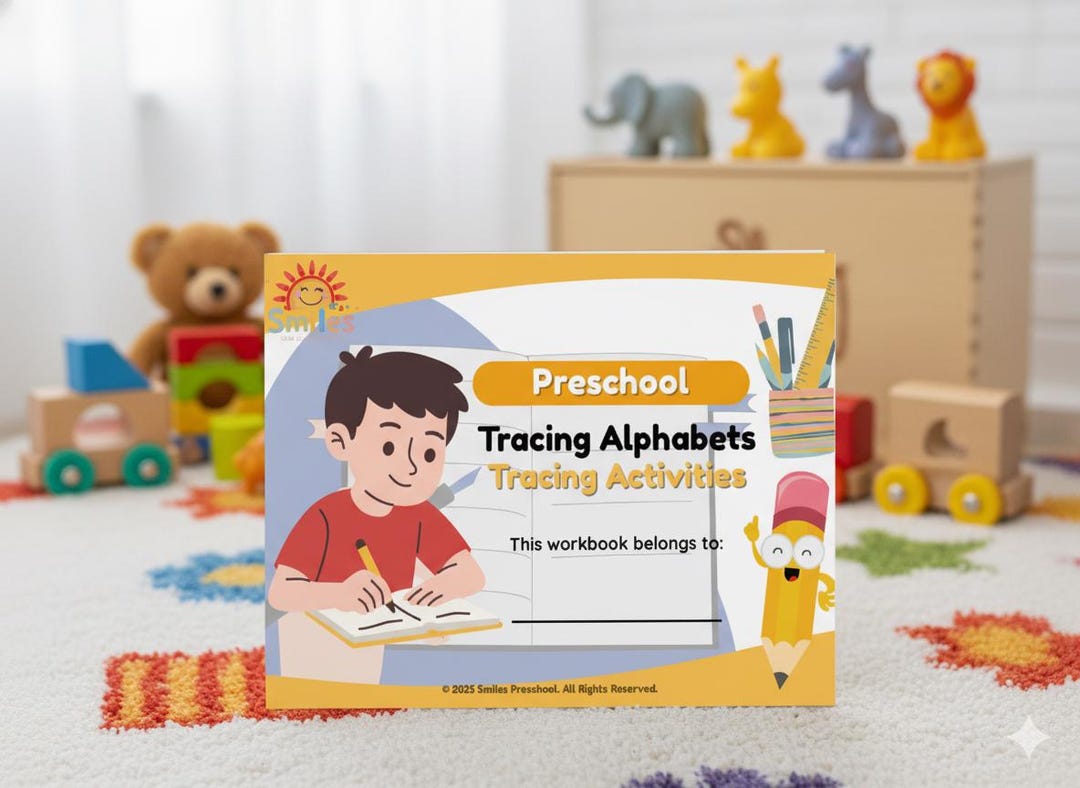 Tracing Alphabet Workbook | Preschool & Kindergarten Printable | ABC ...