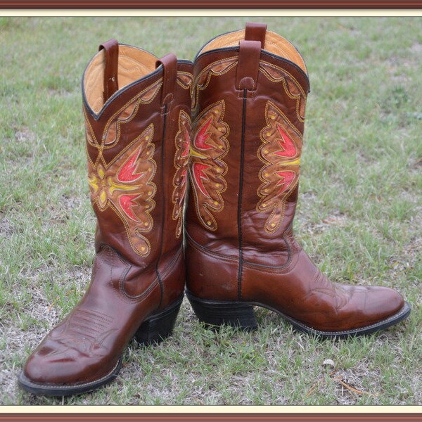 Texas Cowboy Boots - Etsy