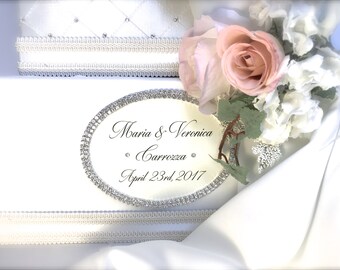 Rectangular Nameplate Wedding Sign Marriage Date Gift Tag | Etsy