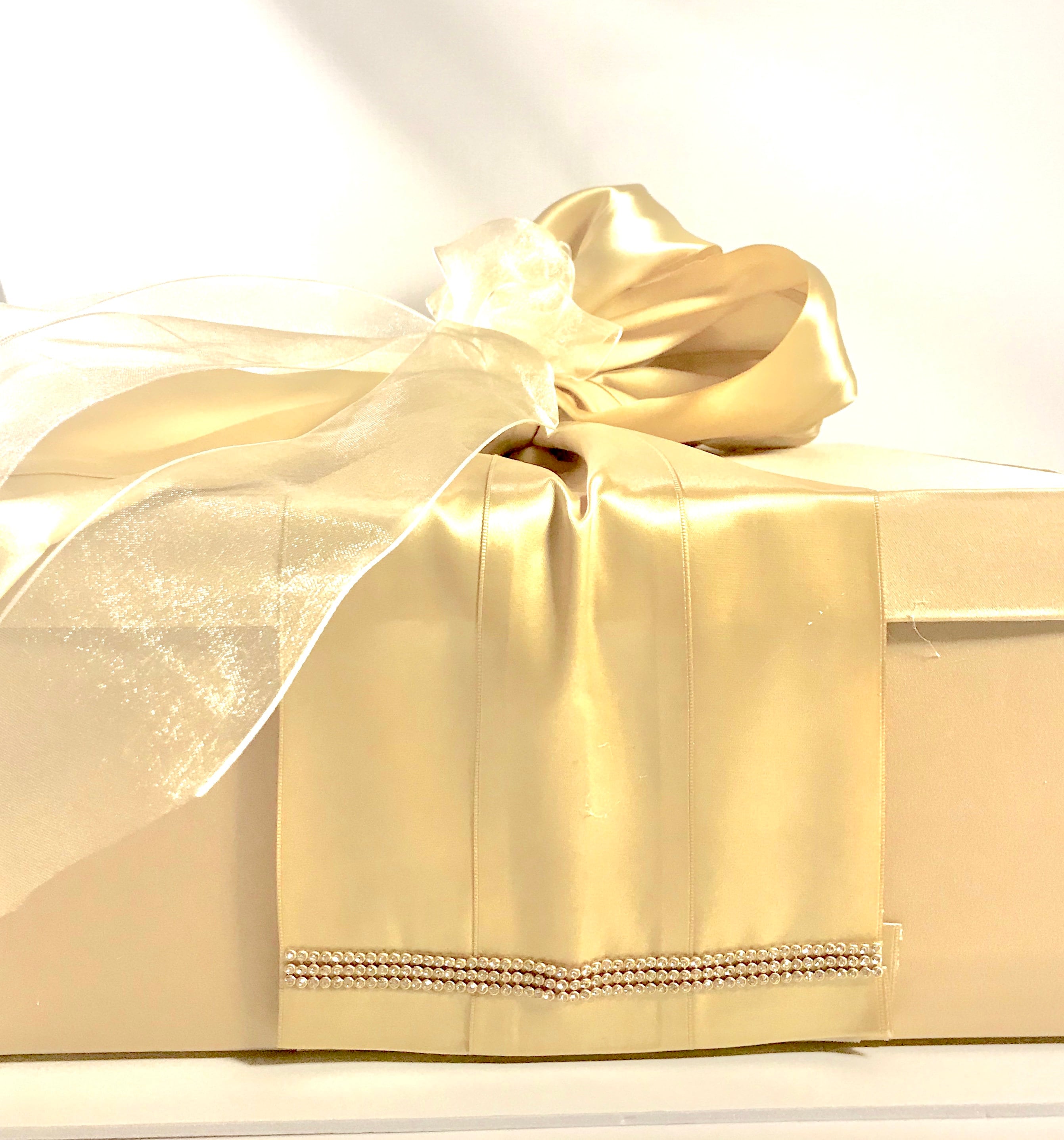Gold Large Pre-Wrapped Gift Box Gorgeous Gift Ideas | Etsy