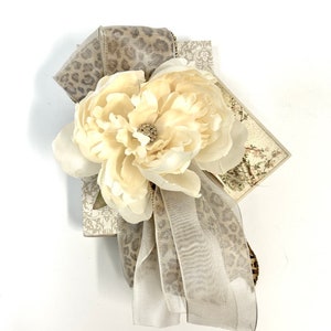 Leopard Print Gift Box With Free Gift Tag Chic Wedding Gift Box Favors ...