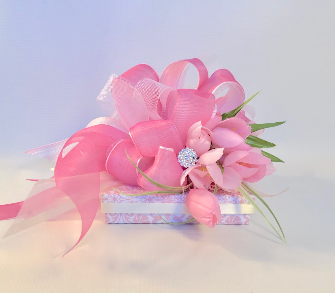 Pretty in Pink Gift Box Favors Jewelry Gift Cards Mothers Day ...