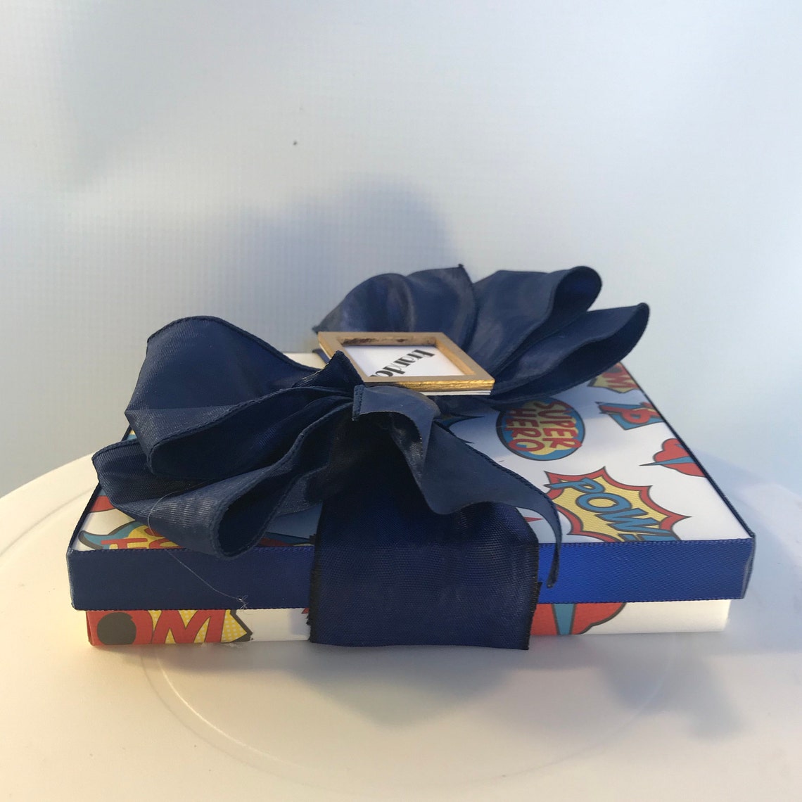 Personalized Super Hero Gift Box Wrap Boxes Birthday Bah - Etsy