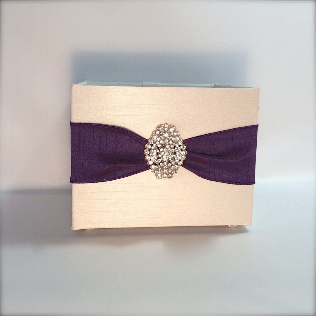 Program Box, Amenities Box, Floral Arrangement Cover Box Champagne ...