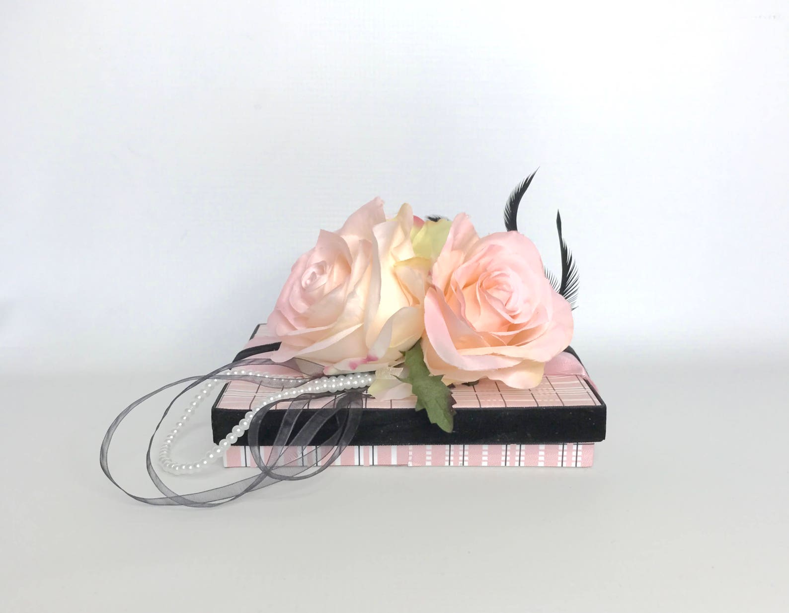 Preppy Plaid Pink Gift Box Favors Jewelry Gift Cards Mothers | Etsy