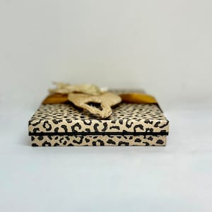 Reindeer Gift Box, Leopard Print Gift Box Wrap Boxes Christmas Gift ...
