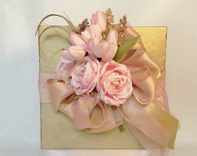 Gold, Pink Large Pre-wrapped Gift Box, Gorgeous, Gift Ideas Birthday ...