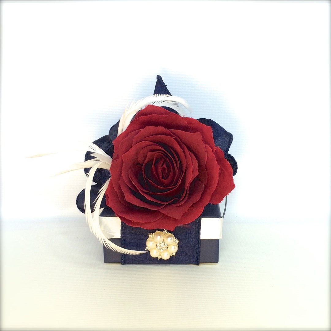 Gift Box Jewelry Gift Box Red White and Blue Gift Boxeswedding Favor ...