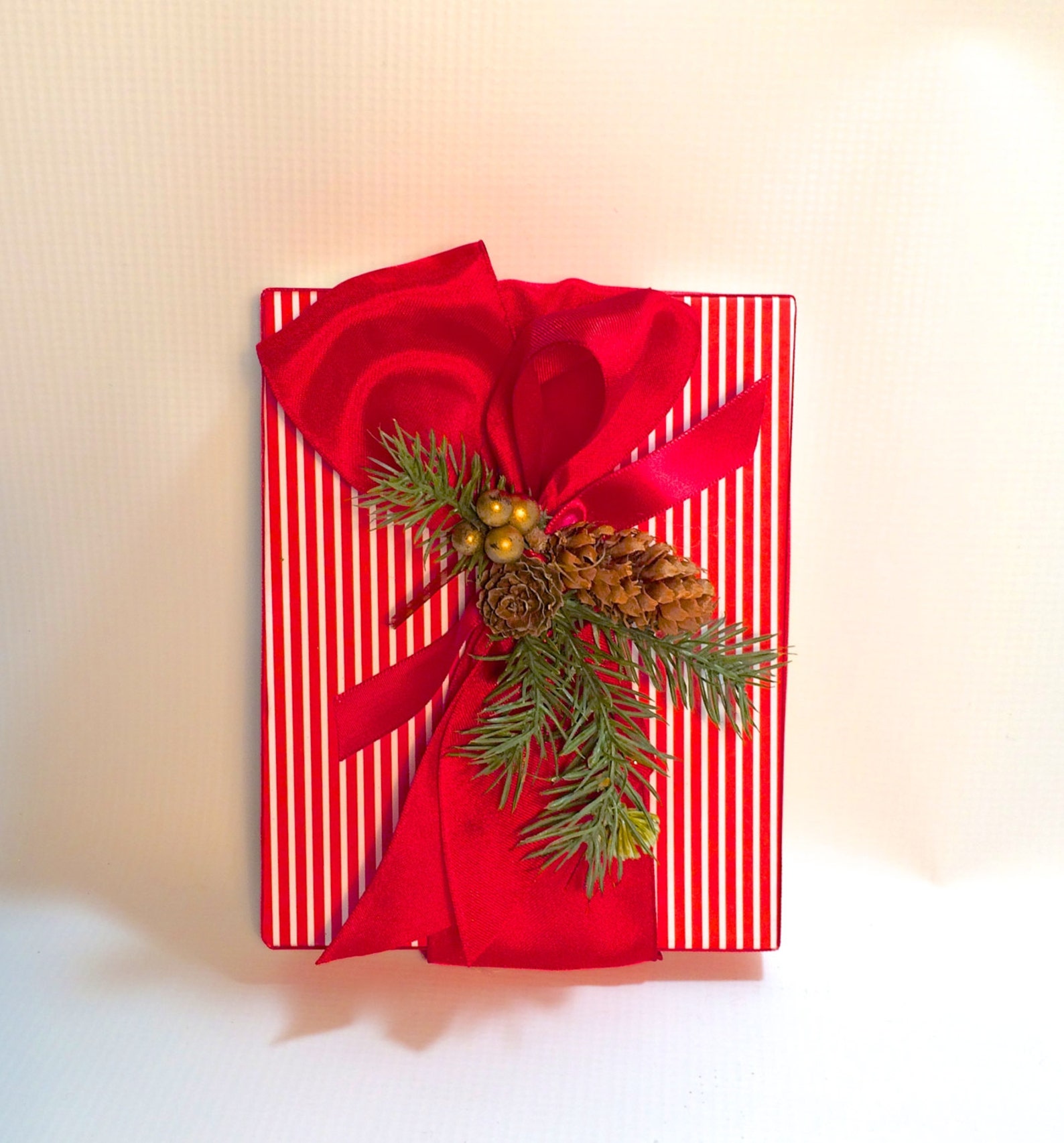 Gift Box Christmas Gift Wrap Gift Cards Pre-wrapped Gift - Etsy