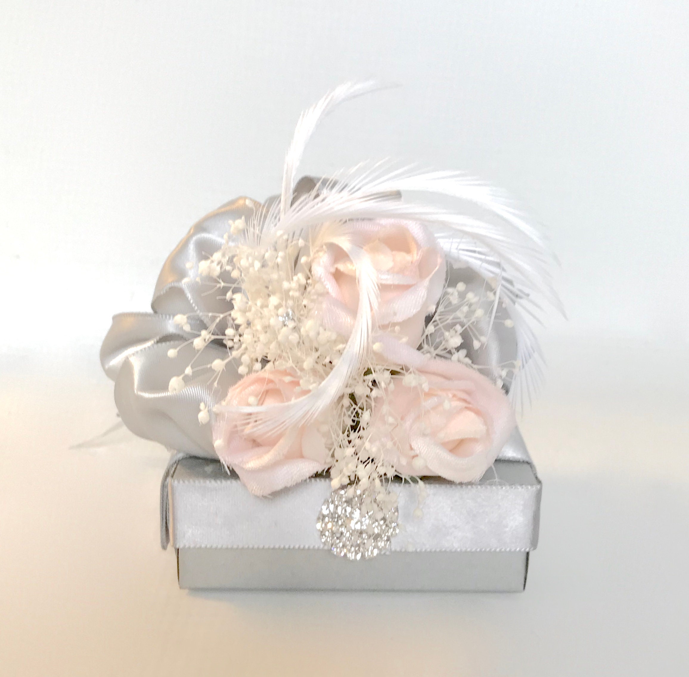 Gift Box Gift Ideas for Her Pink Rose Jewelry Gift Box Pearl | Etsy