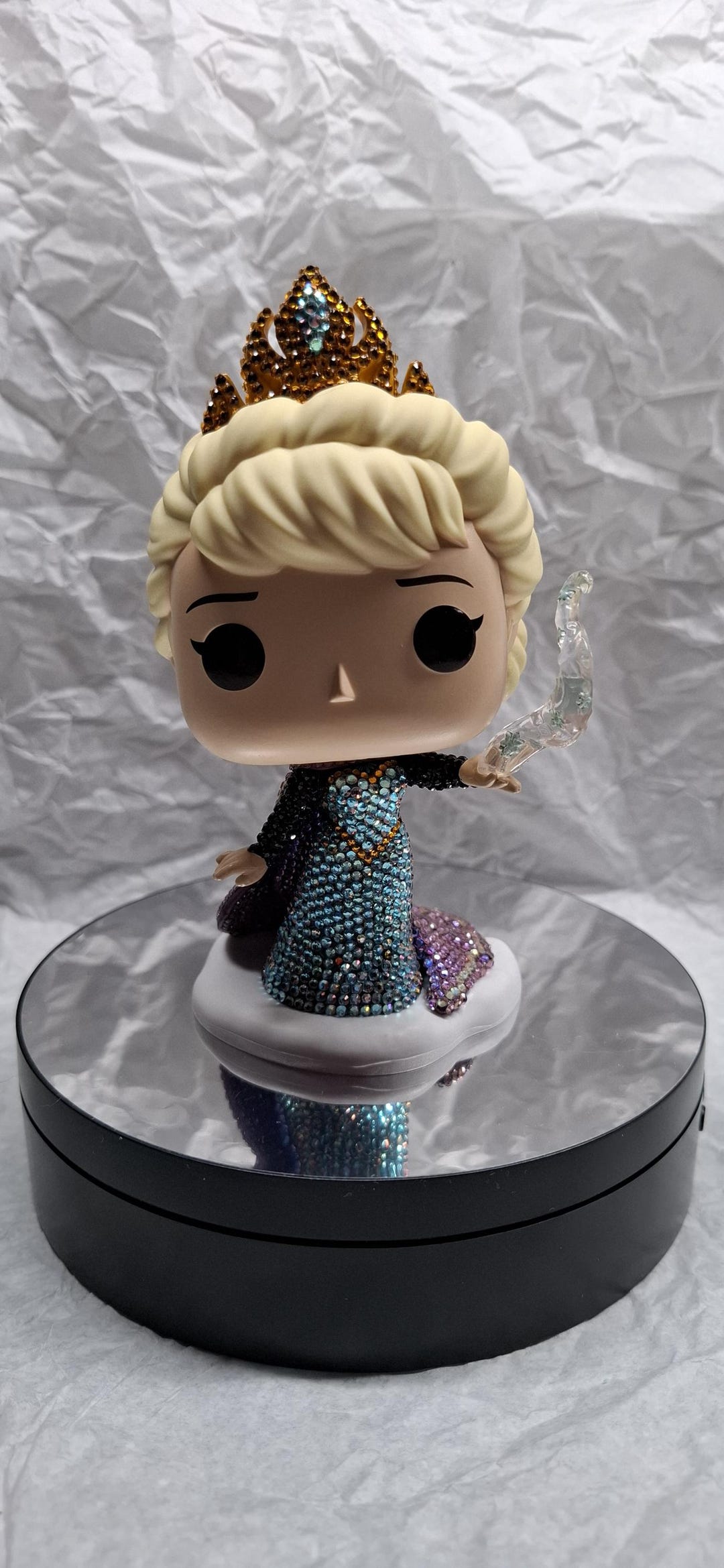 Rhinestone Elsa From Frozen Pop Vinyl - Etsy
