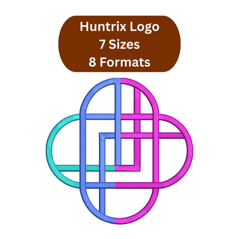 Huntrix Embroidery File, Kpop Demon Hunter Logo, Huntrix Machine ...