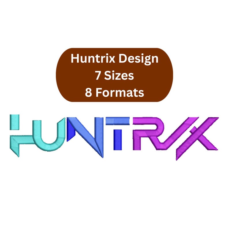 Huntrix Embroidery File, Kpop Demon Hunter Logo, Huntrix Words Files, 7 ...