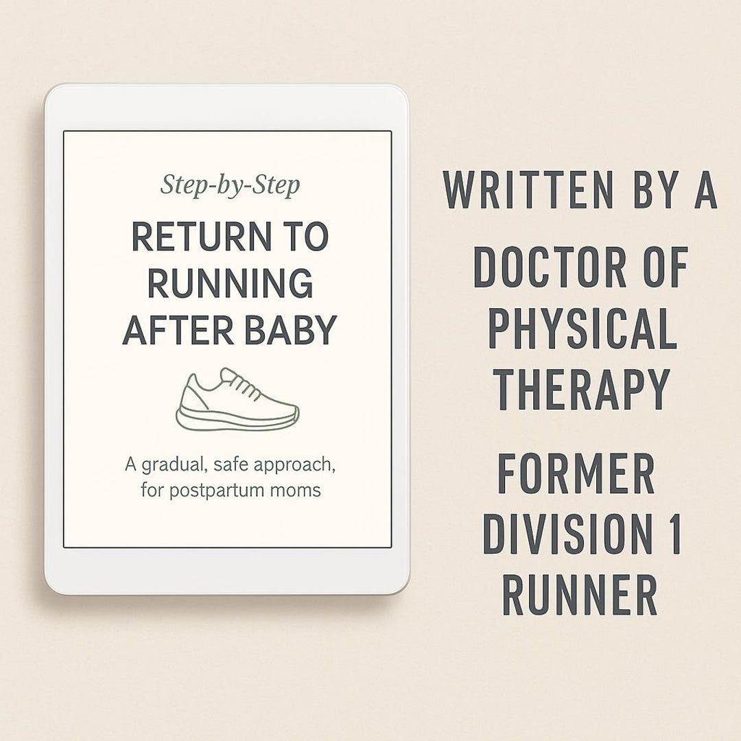 Postpartum Running Guide: Safe Return to Running After Birth (digital ...
