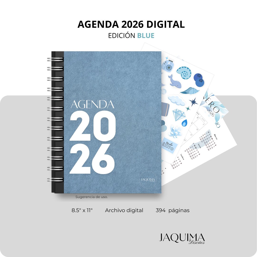 2026 BLUE AGENDA - Etsy