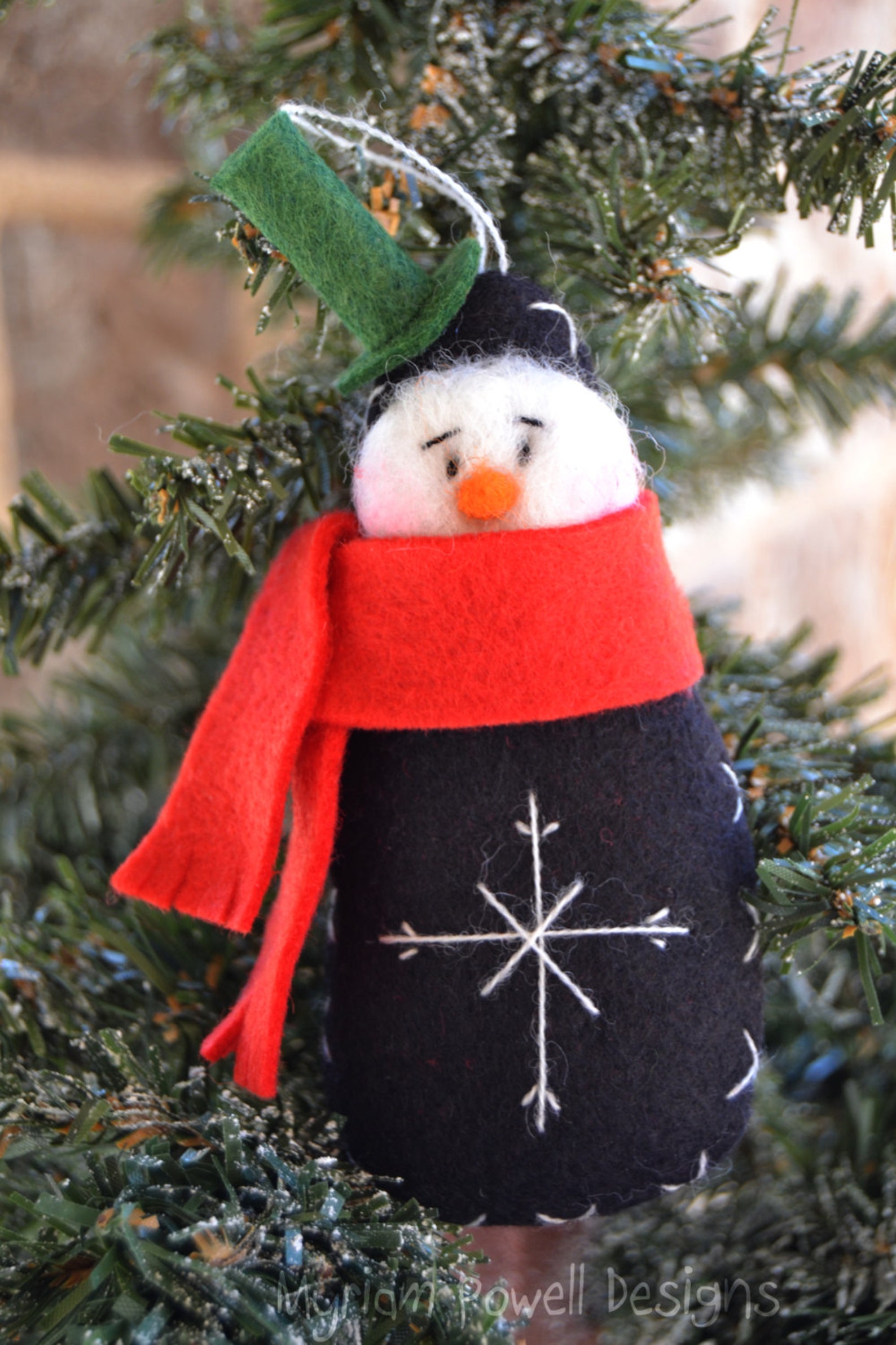 Christmas Snowman Snowman Ornament Christmas Decor - Etsy
