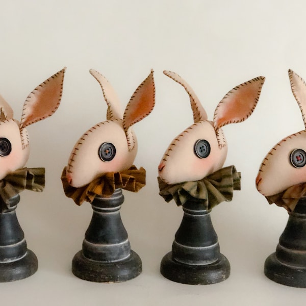 Primitive Bunny - Etsy