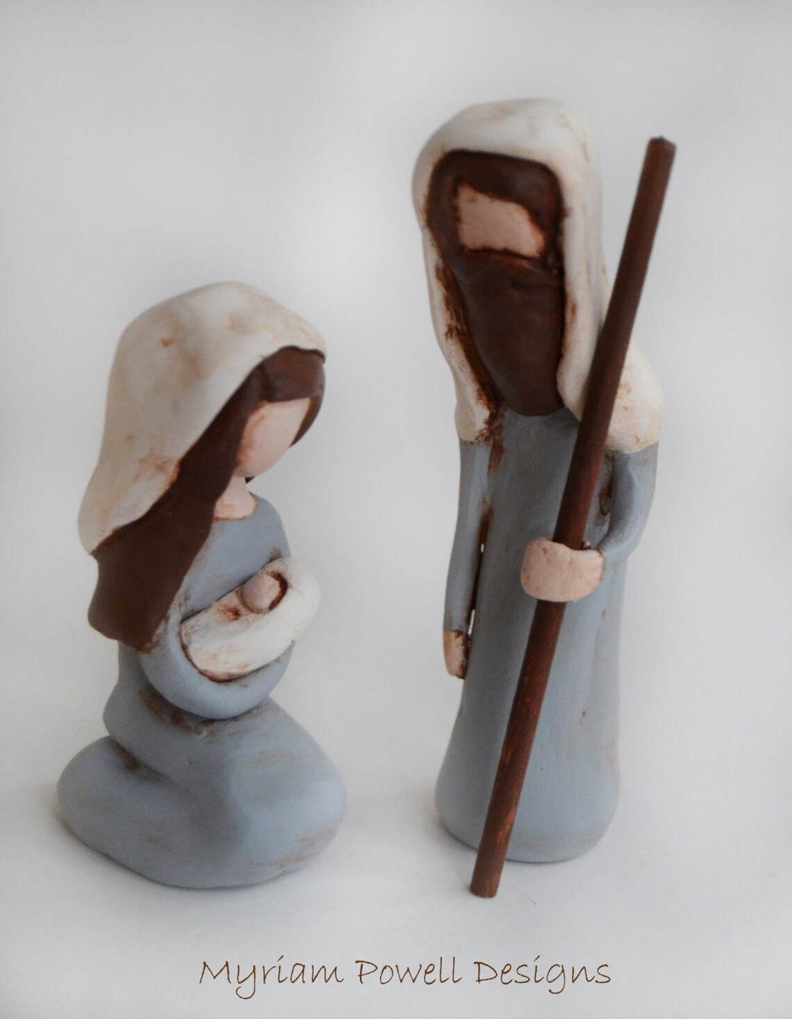 Nativity Clay Nativity Christmas Nativity Waldorf | Etsy