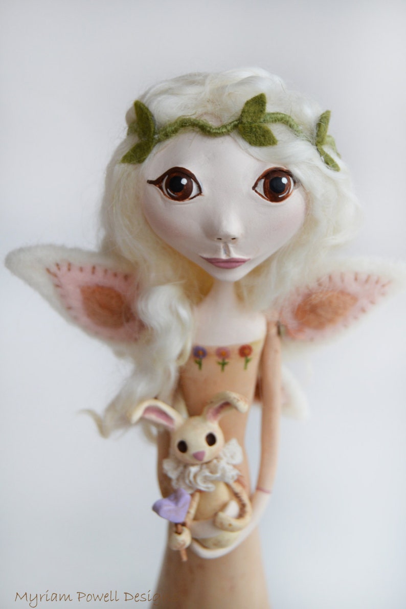 Spring Fairy Spring Bunny Fairy Art Bunny Art Spring | Etsy