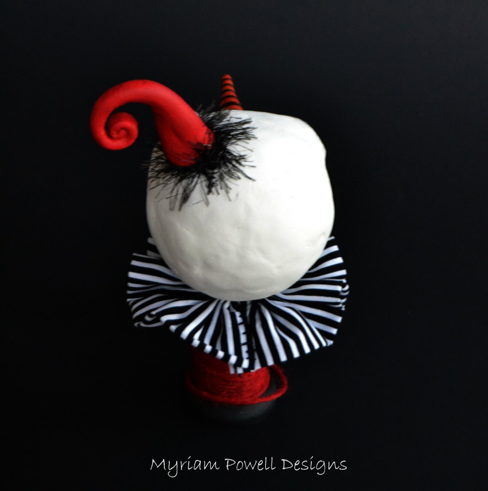 Snowman Goth Snowman Christmas Decor Whimsical Snowman - Etsy