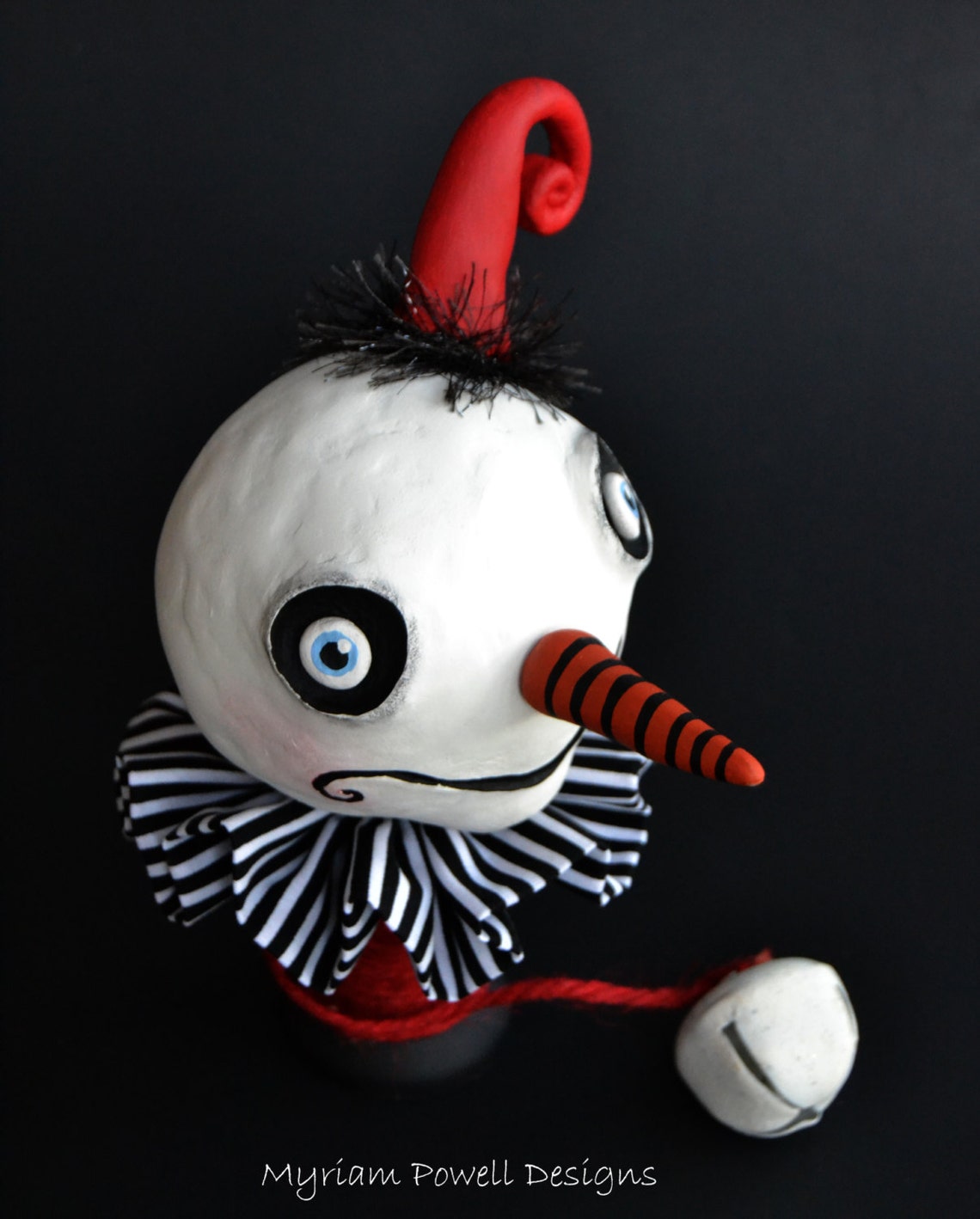 Snowman Goth Snowman Christmas Decor Whimsical Snowman - Etsy