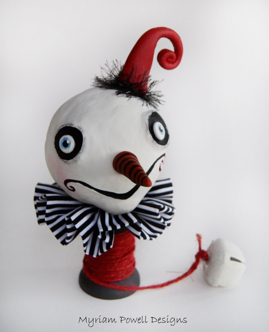 Snowman Goth Snowman Christmas Decor Whimsical Snowman - Etsy