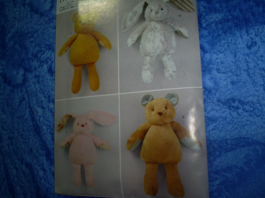 Simplicity 8625 Stuffed Animals. - Etsy