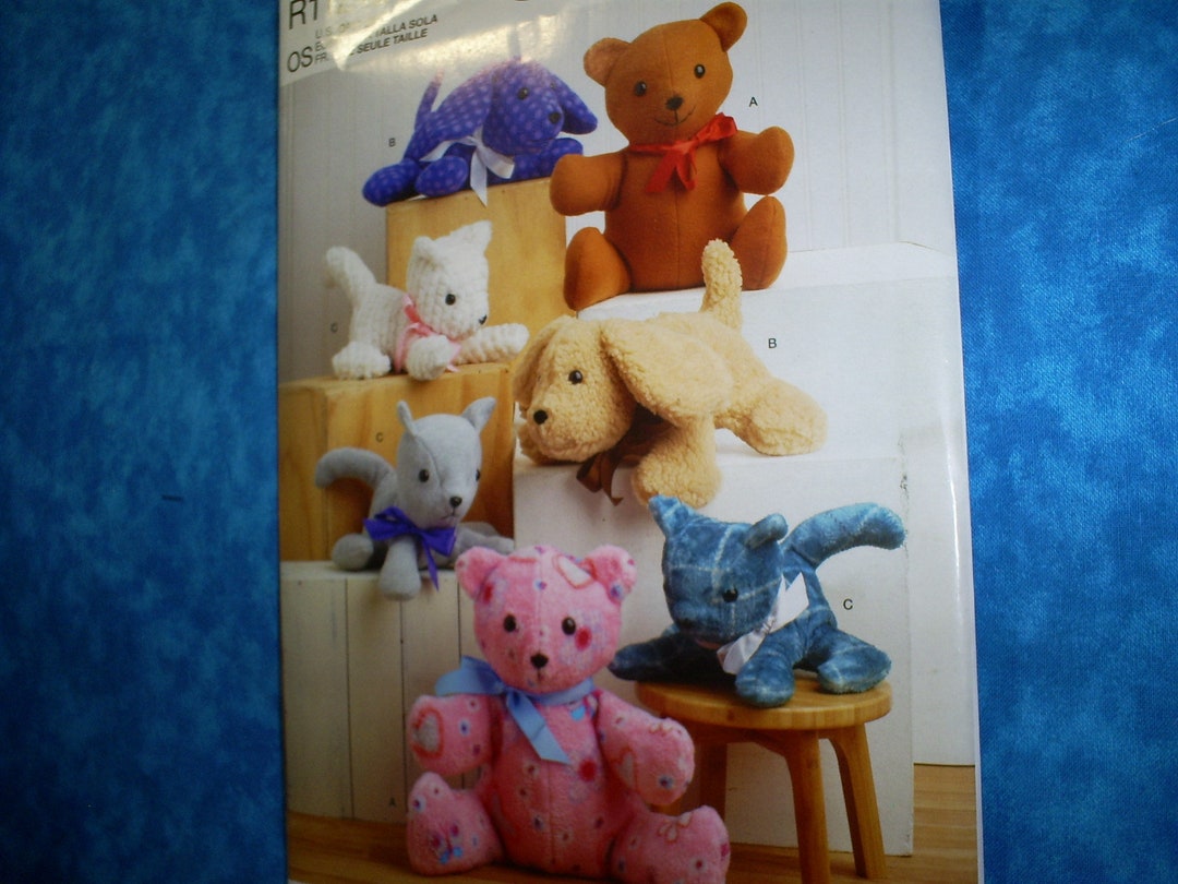 Simplicity 9360 Stuffed Animals. - Etsy