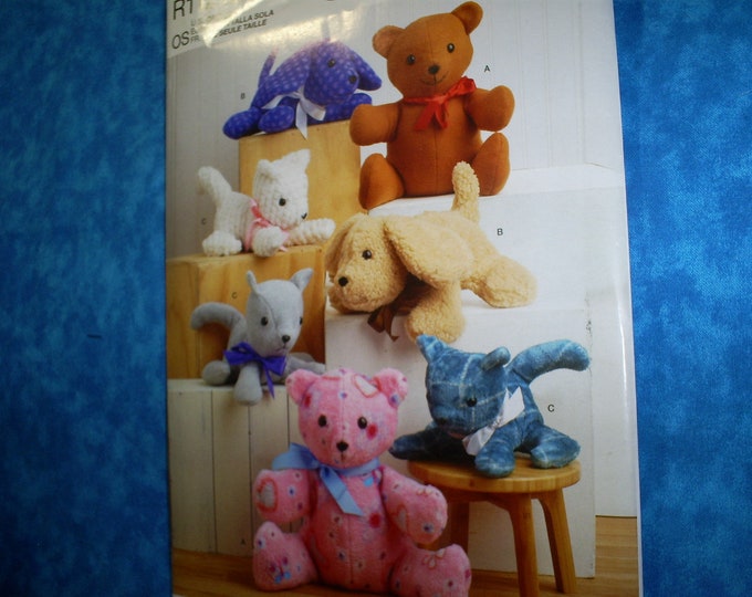 Simplicity 9360 Stuffed Animals. - Etsy