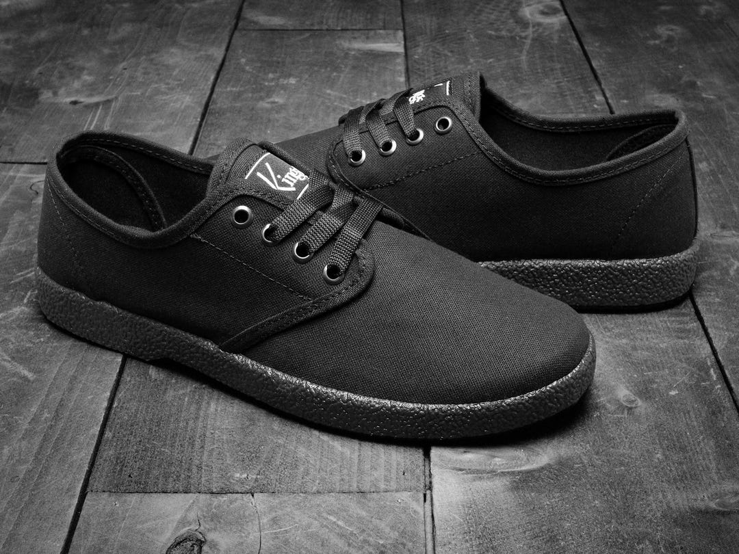 The Wino - Blackout Shoes - Etsy