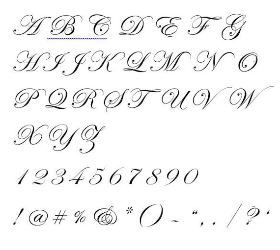 Edwardian Script R