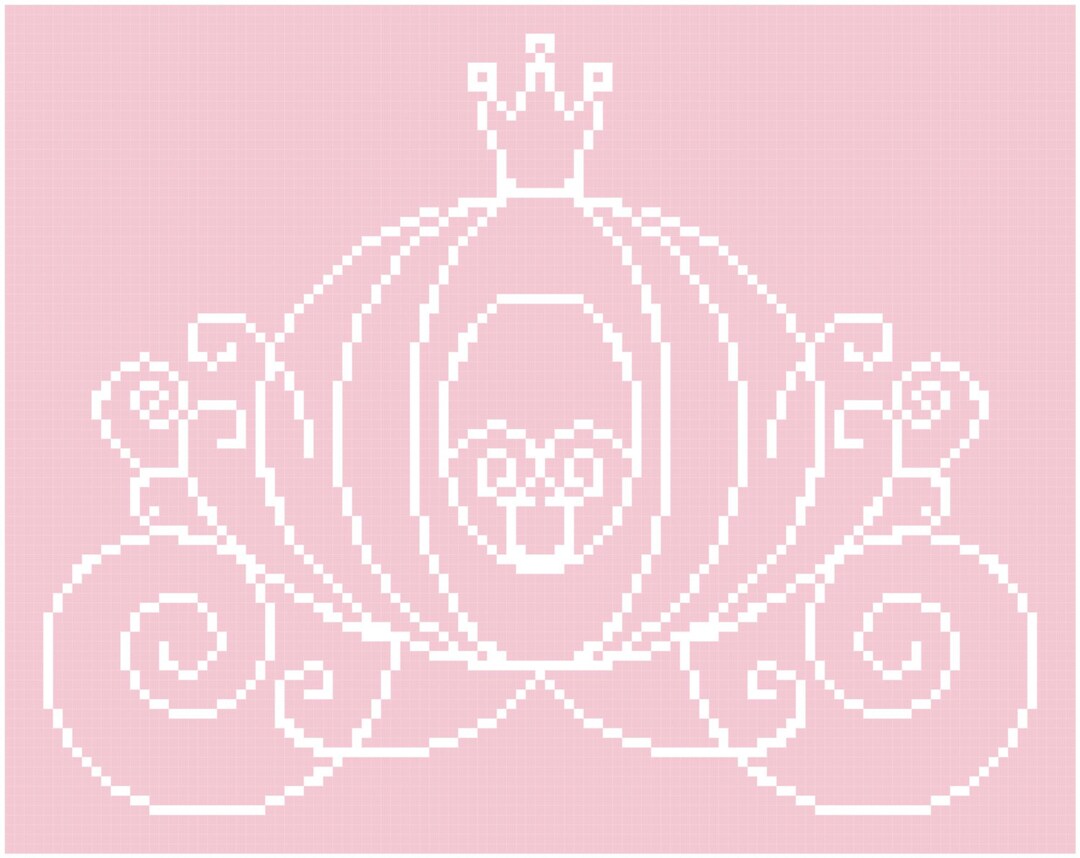Princess Carriage Cross Stitch Pattern - Etsy
