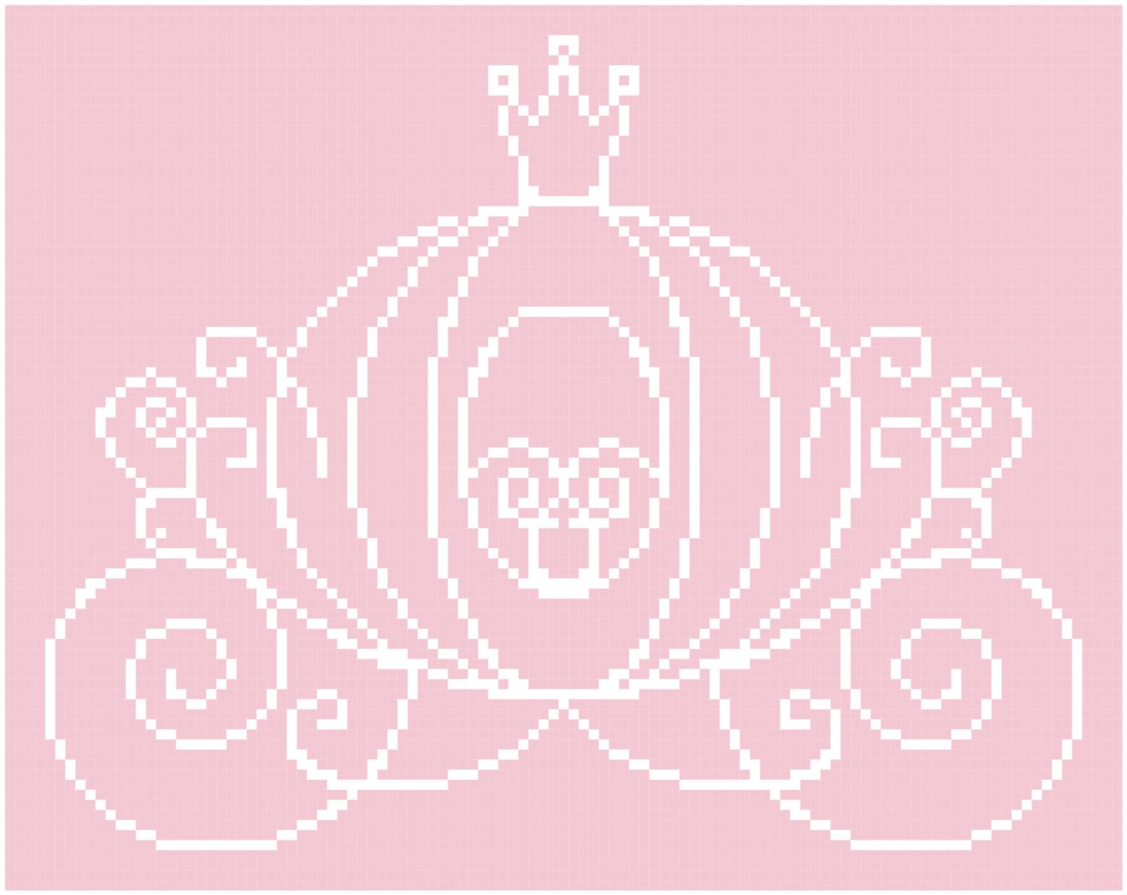 Princess Carriage Cross Stitch Pattern - Etsy