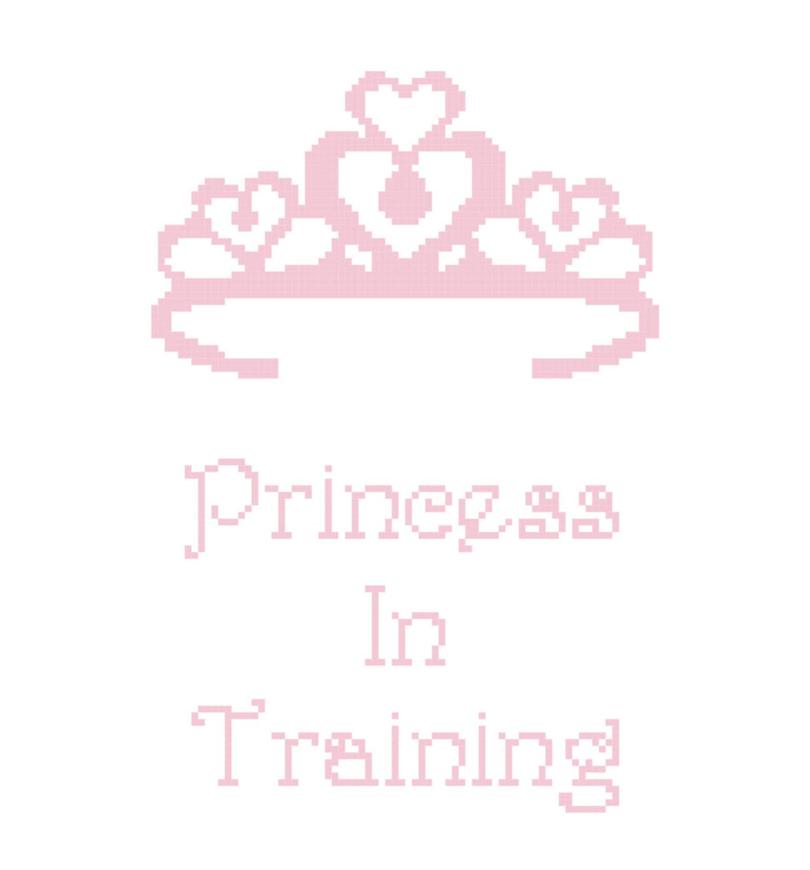 Princess in Training Cross Stitch Pattern - Etsy