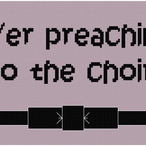 Choir Cross Stitch - Etsy