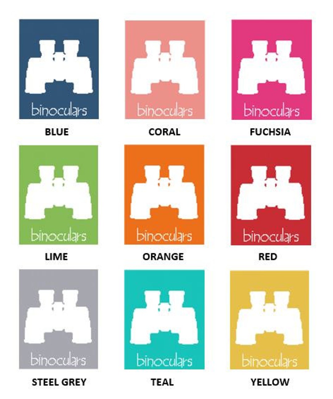 Binoculars Wall Art Cross Stitch Pattern - Etsy