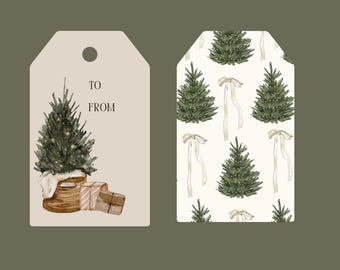 Bluey Gift Tags, Personalized Christmas Tags, Printed Holiday Tag ...