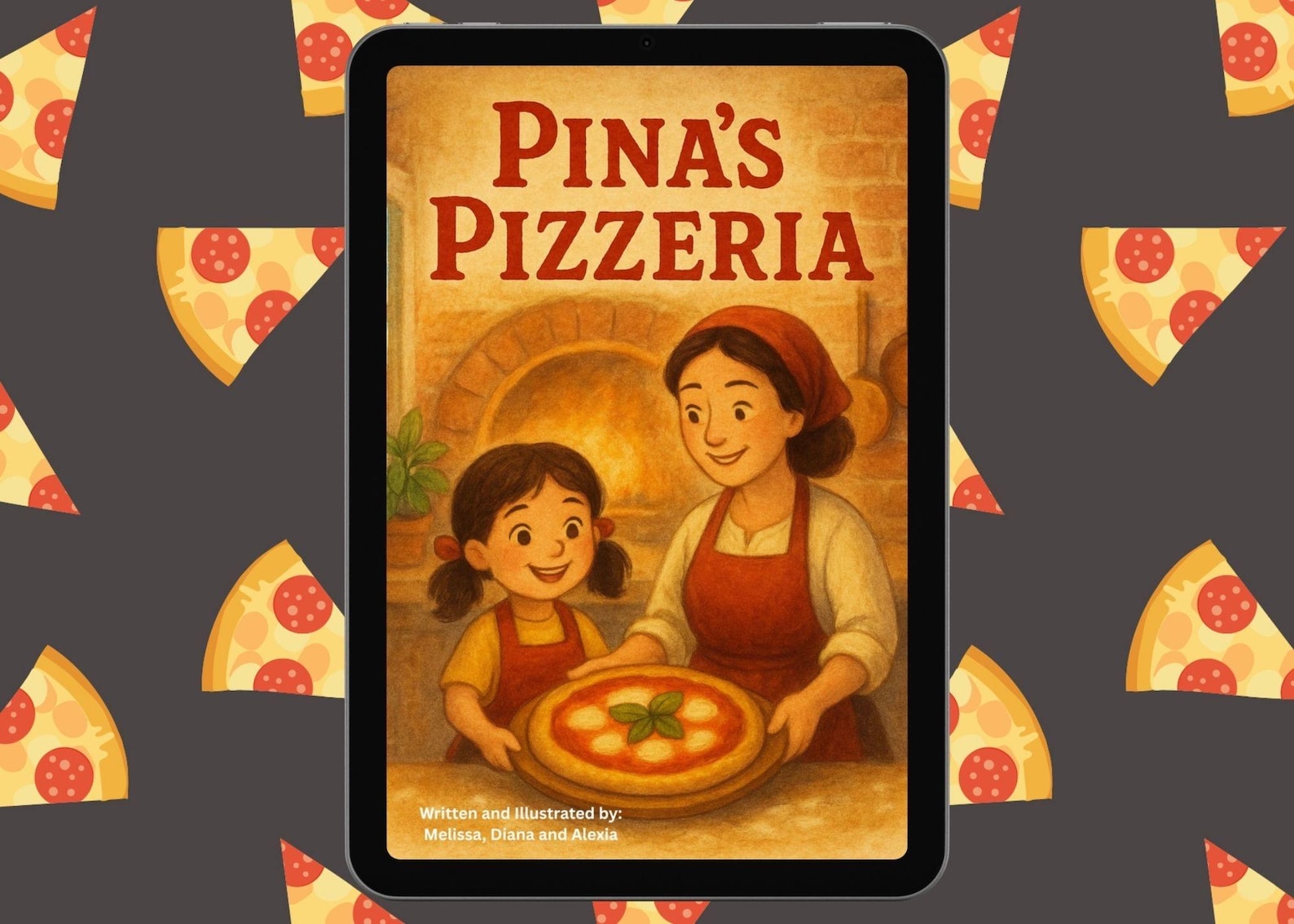 Pina's Pizzeria Children's Book: Italian Family Story (digital PDF) - Etsy