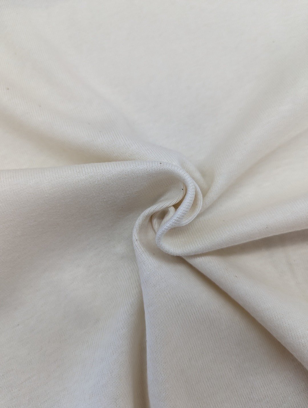 Organic Cotton Baby Rib 1x1 Fabric Natural Undyed, 1 Yard | Made in USA ...
