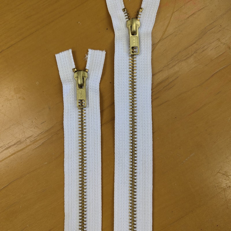 White Zipper - Etsy