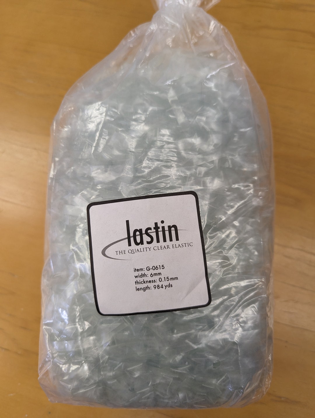 Lastin Clear Elastic - 6mm 1/4" Wide - 0.15mm Thick Mobilon - Swimwear ...