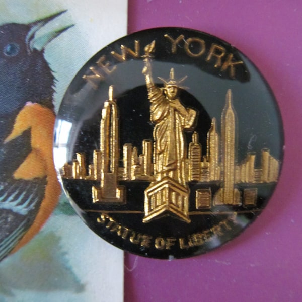 Statue of Liberty Button - Etsy