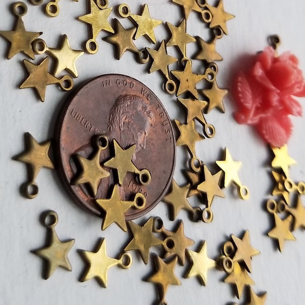 Brass Stars - Etsy