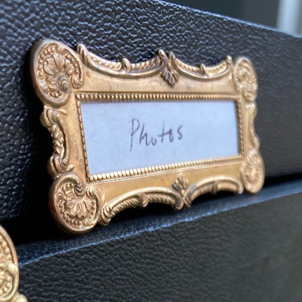 Picture Frame Metal Label - Etsy
